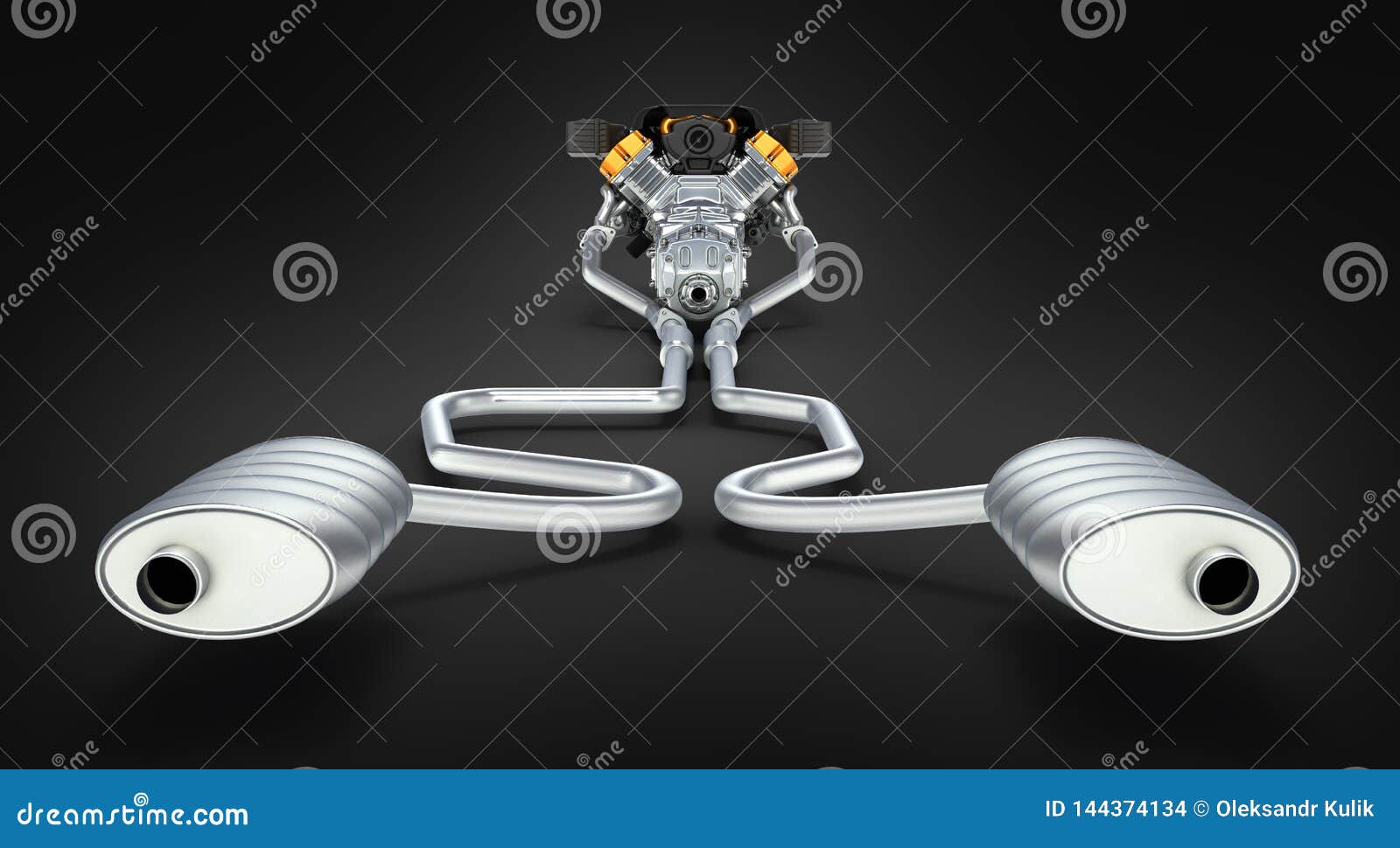 Jet Engine Back View Isolated On White Background. 3d Rendering Royalty ...