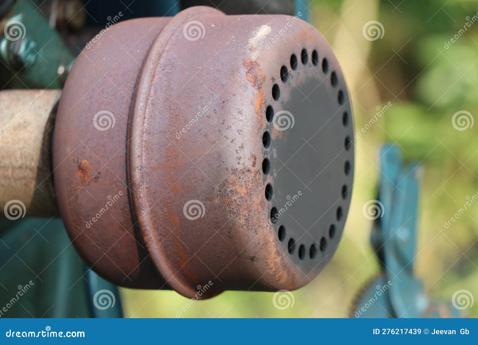 Exhaust System of a Diesel Powered Engine with Smoke on the Surfaces ...
