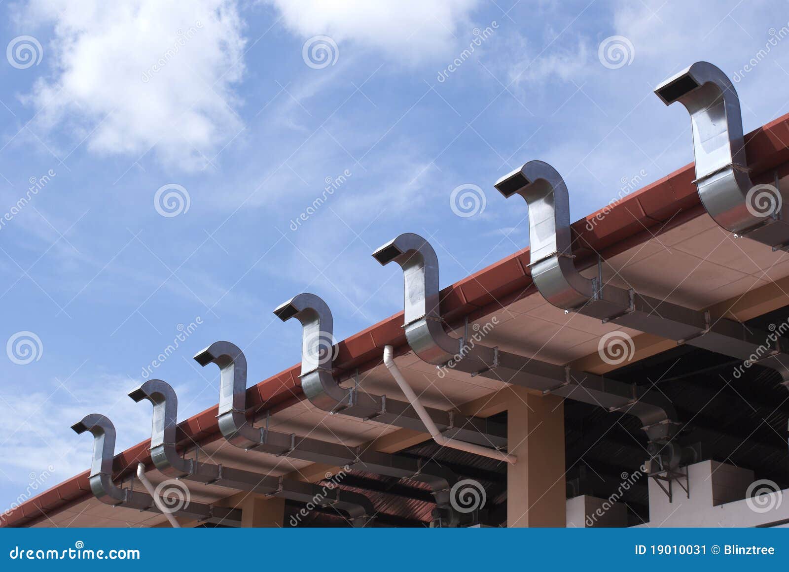 Exhaust Venting Hoods stock image. Image of system, complex - 19010031