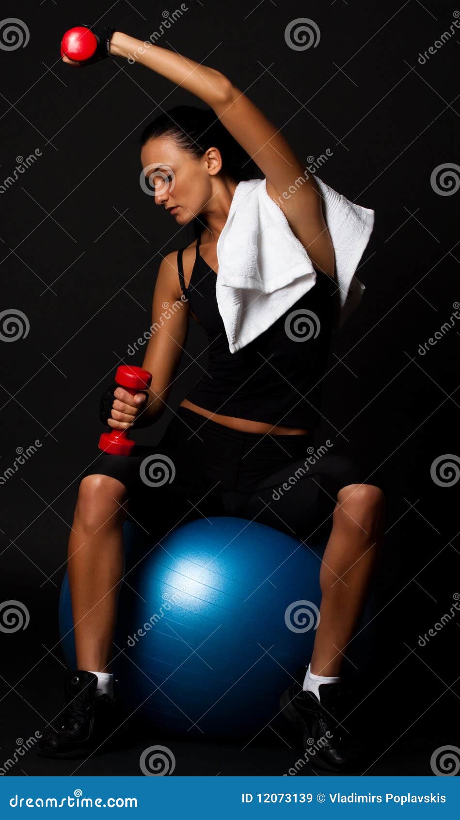 Exhausted Athlete in Gym Room Stock Image - Image of health, friendly ...