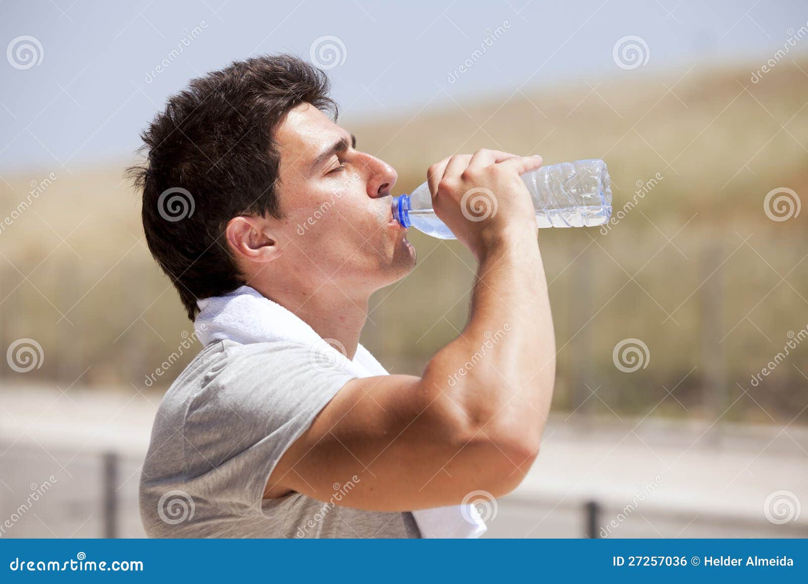 Exhausted athletet stock photo. Image of exhausted, person - 27257036