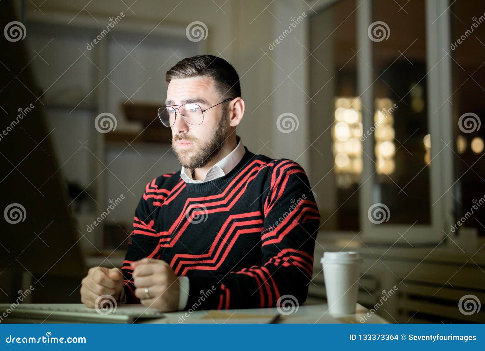 Exhausted Manager Trying To Work at Night Stock Photo - Image of ... Exhausted Manager Trying To Work at Night Stock Photo - Image of ...