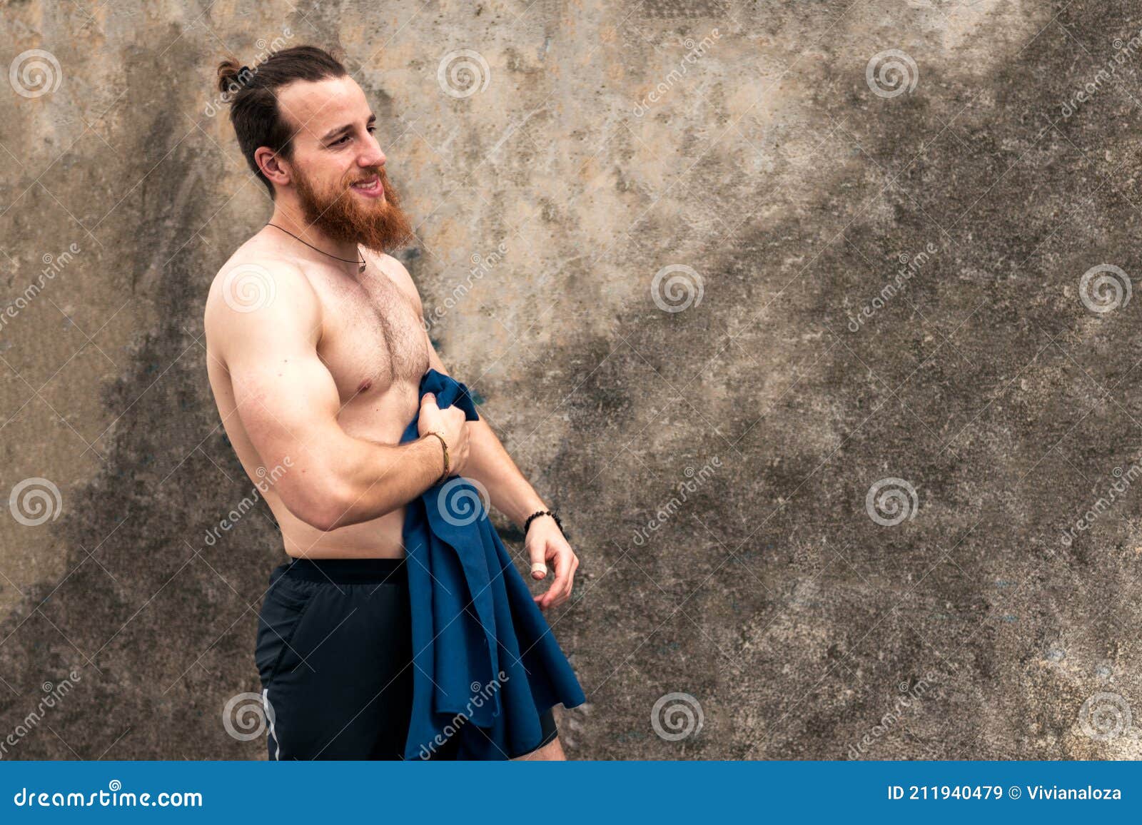 Sweaty Runner after Workout Stock Image - Image of clothes, earphones ...