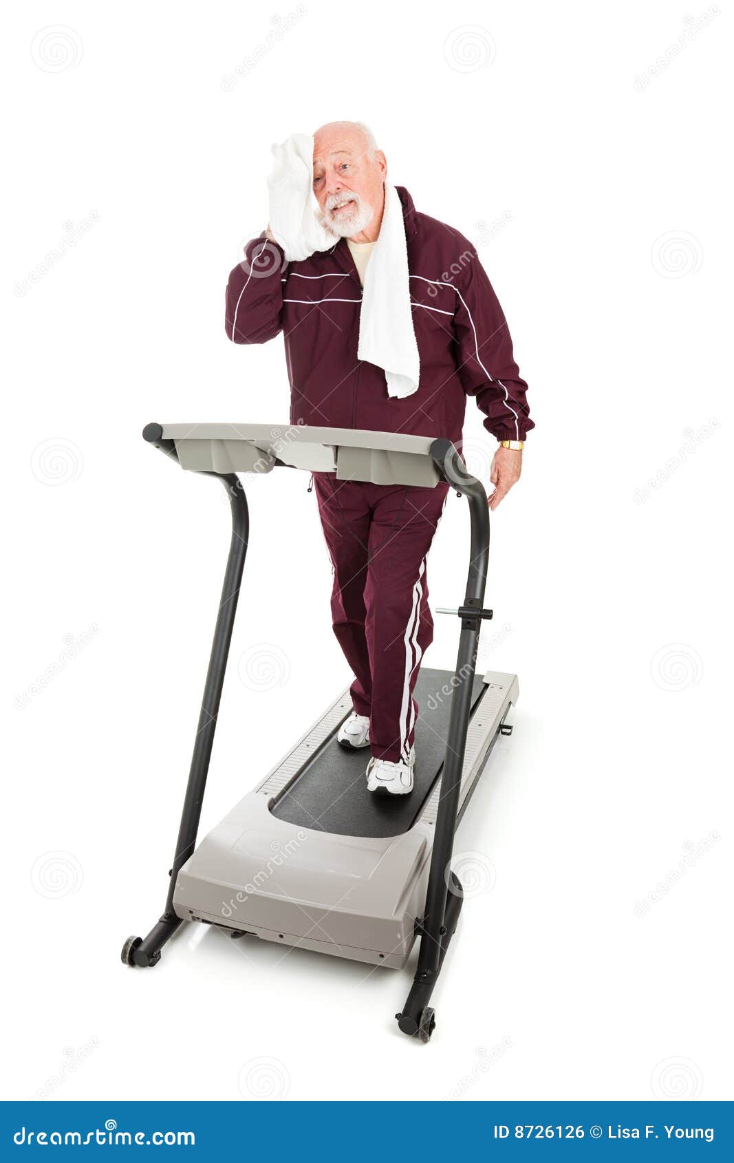 Exhausting Senior Workout stock photo. Image of people - 8726126