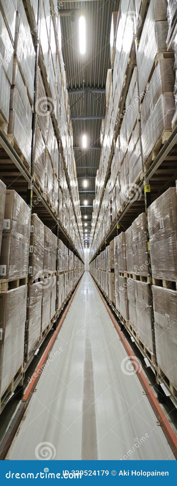 Long Line of Storage Boxes on the Shelfs Stock Image - Image of iron ...