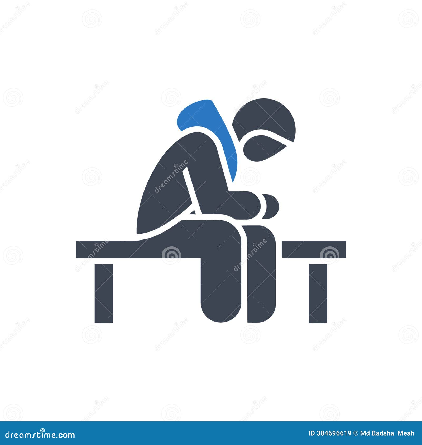 Fatigue Icon In Trendy Design Style. Fatigue Icon Isolated On White ...
