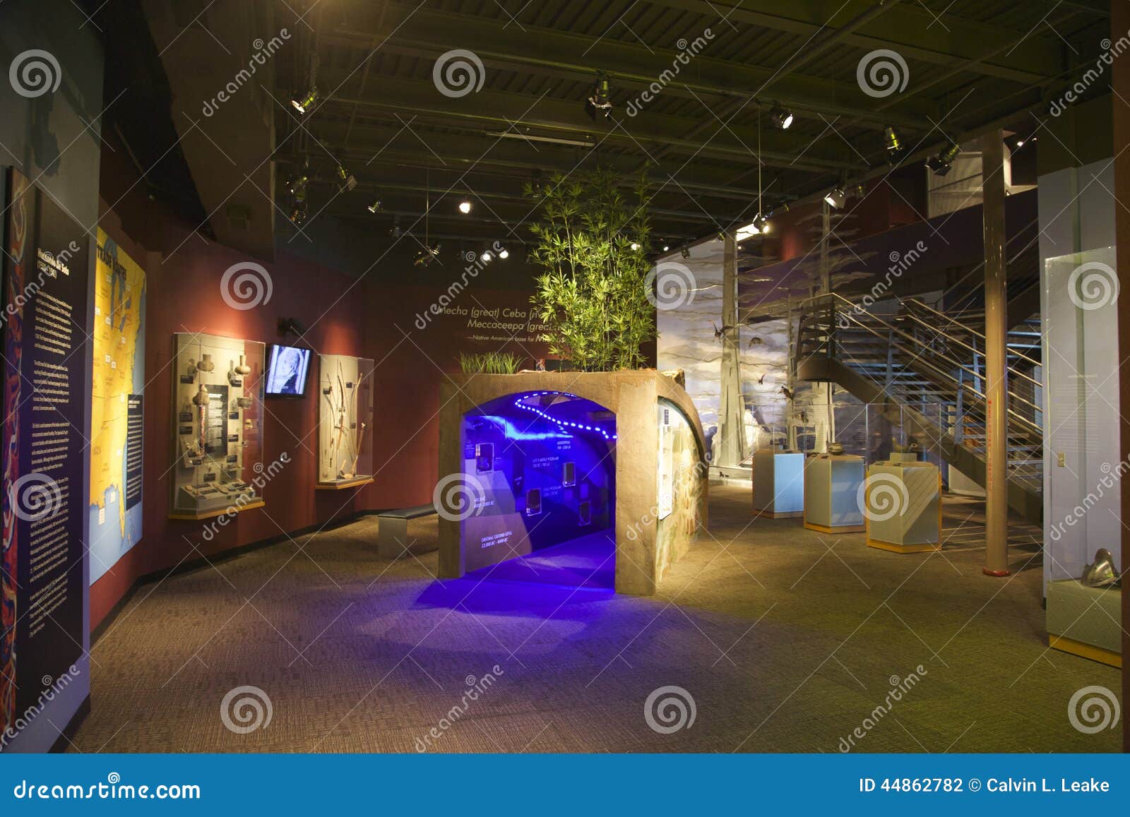 Exhibit Inside the Tunica River Museum Editorial Photography - Image of ...
