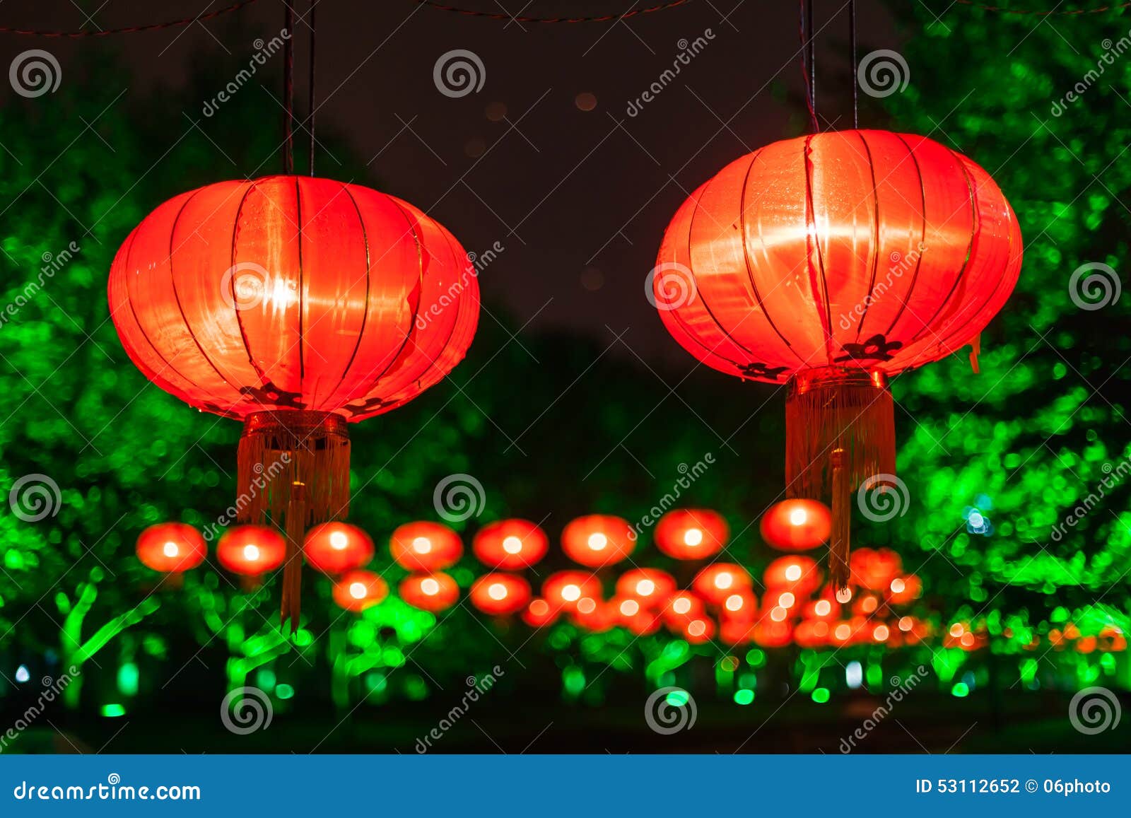 Exhibit of Lanterns during the Lantern Festival Stock Photo - Image of ...