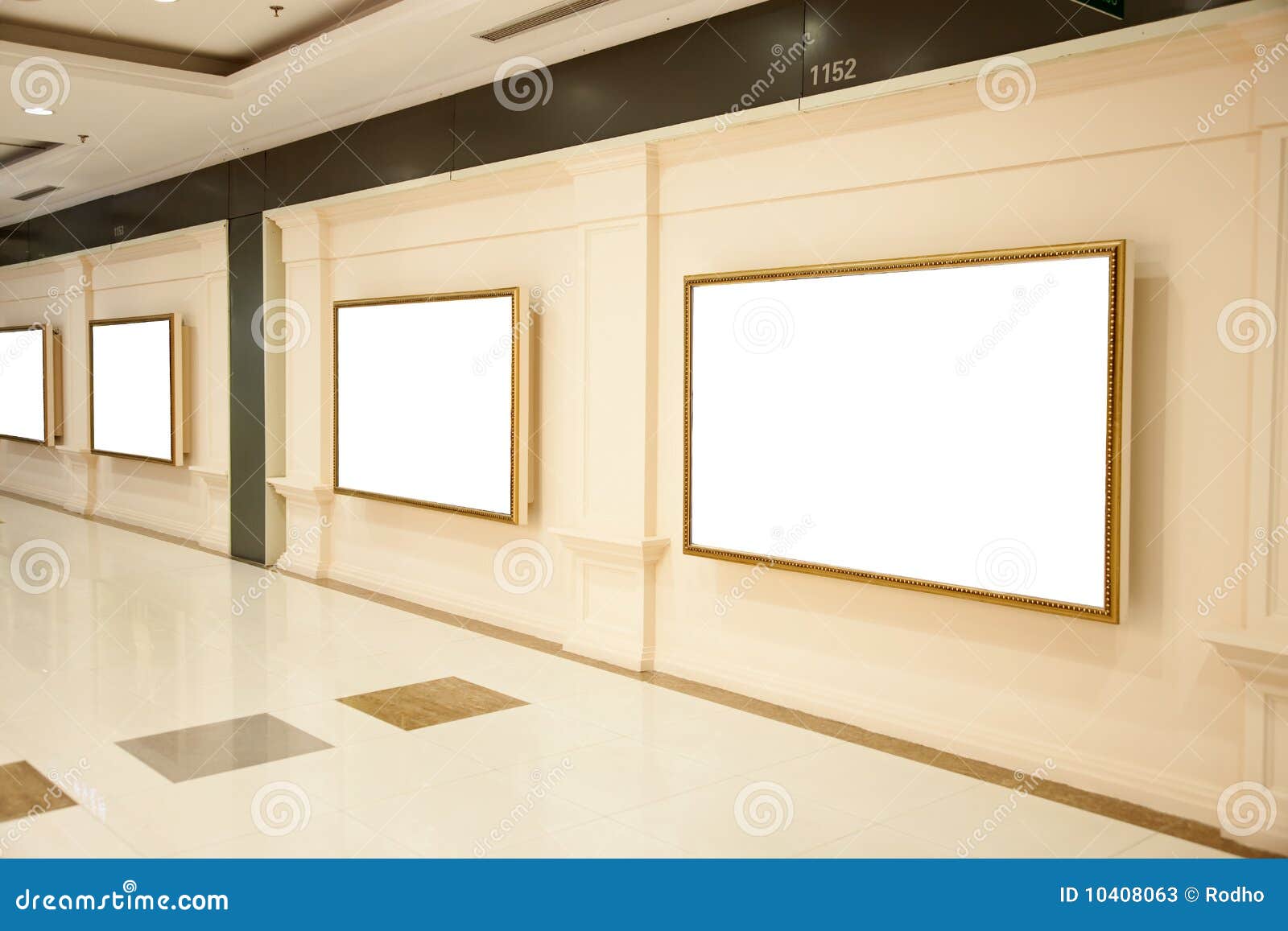 Exhibition boards stock image. Image of background, decorative - 10408063