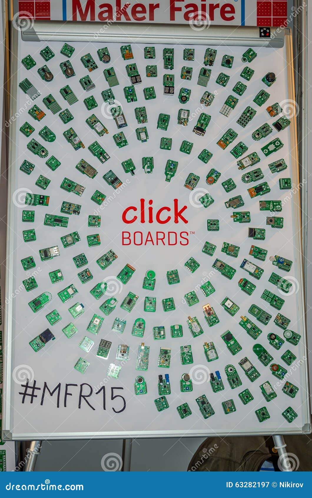 Exhibition Boards with Innovative Computer Chips that are Used in ...