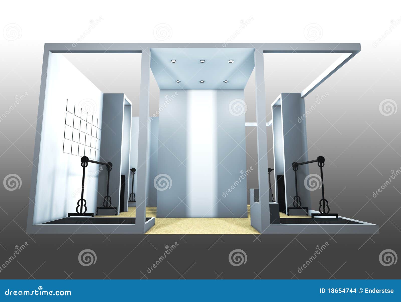 Exhibition Booth Royalty-Free Stock Image | CartoonDealer.com #17562892