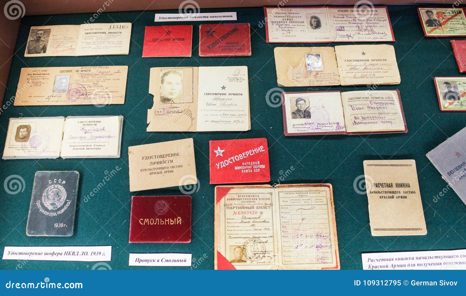 Exposition of Soviet Documents. Editorial Image - Image of military ...