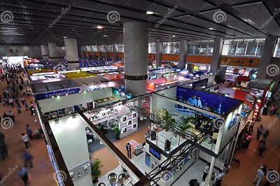 Exhibition hall editorial stock photo. Image of import - 21639748