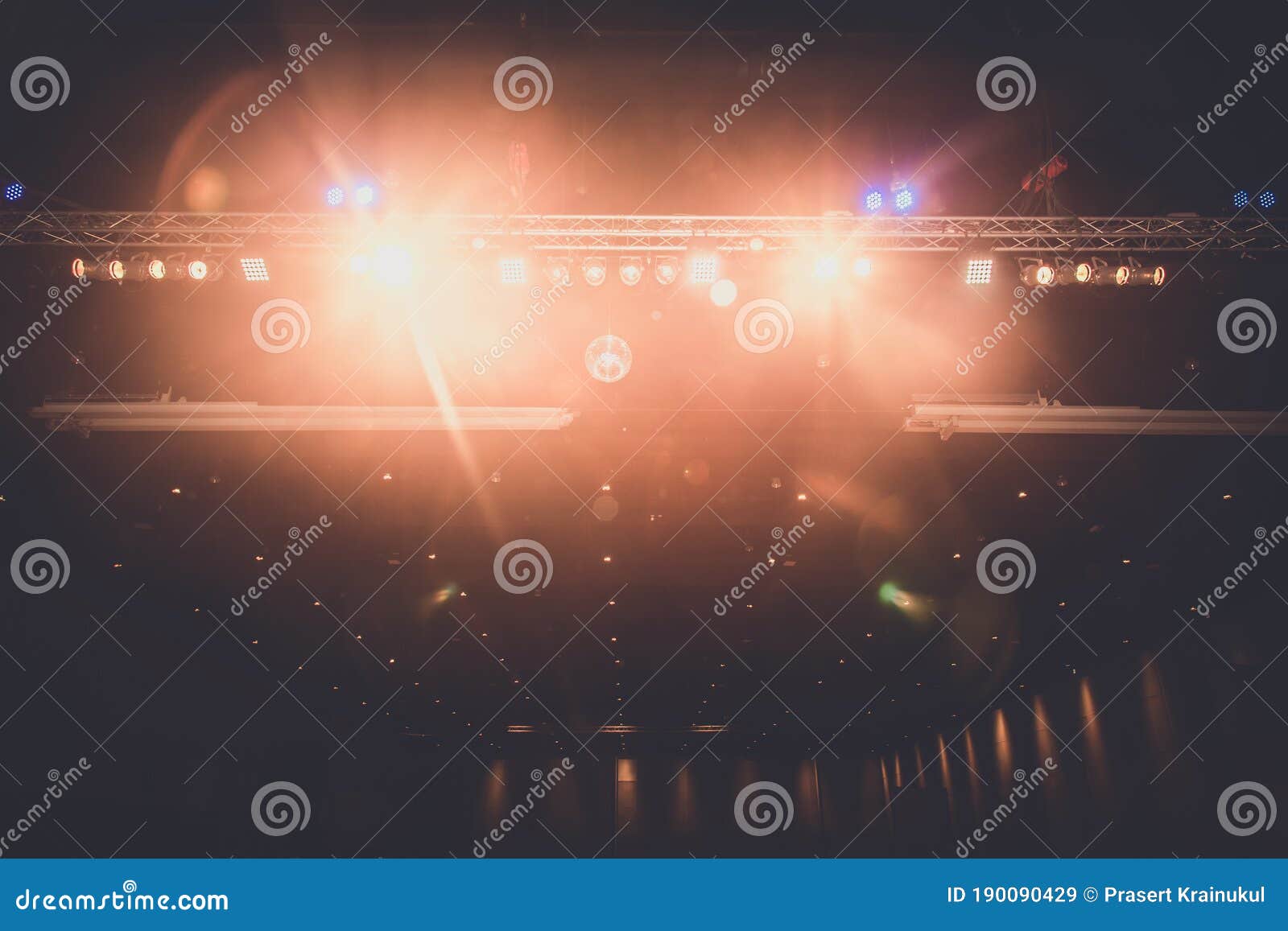 Exhibition Hall Interior with Lighting Stock Image - Image of lighting ...