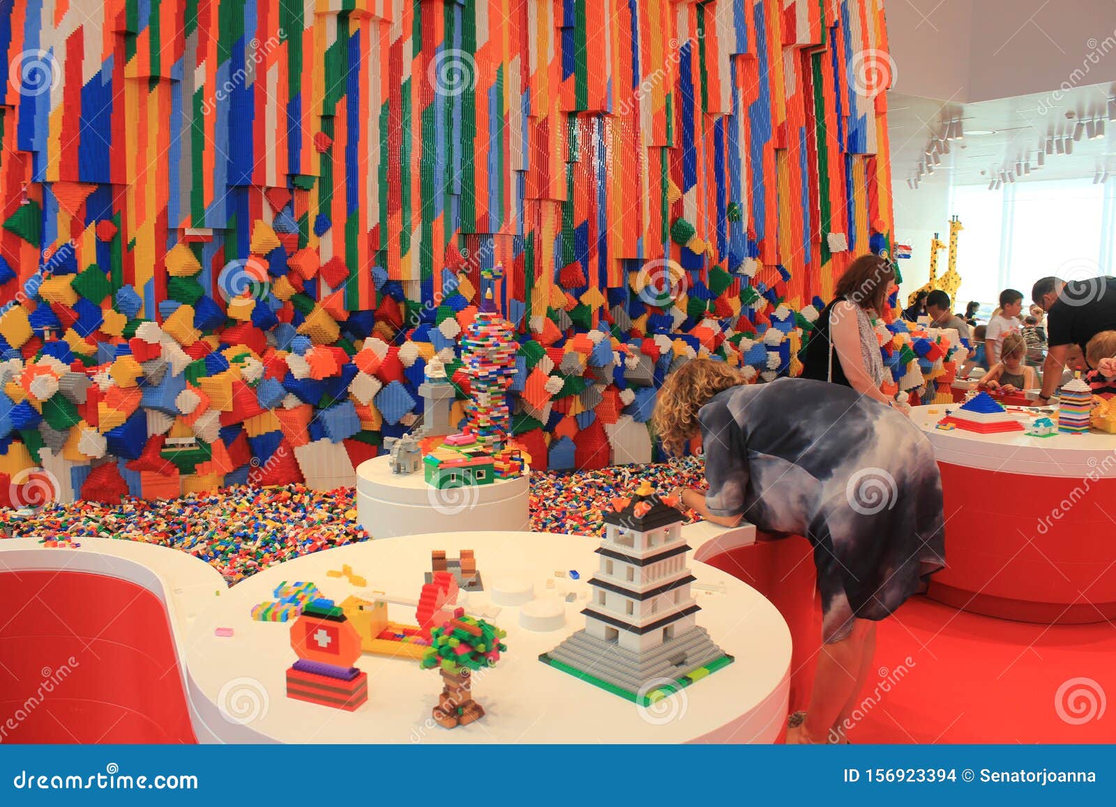 Exhibition in the House of Lego in Billund, Denmark Editorial Stock ...