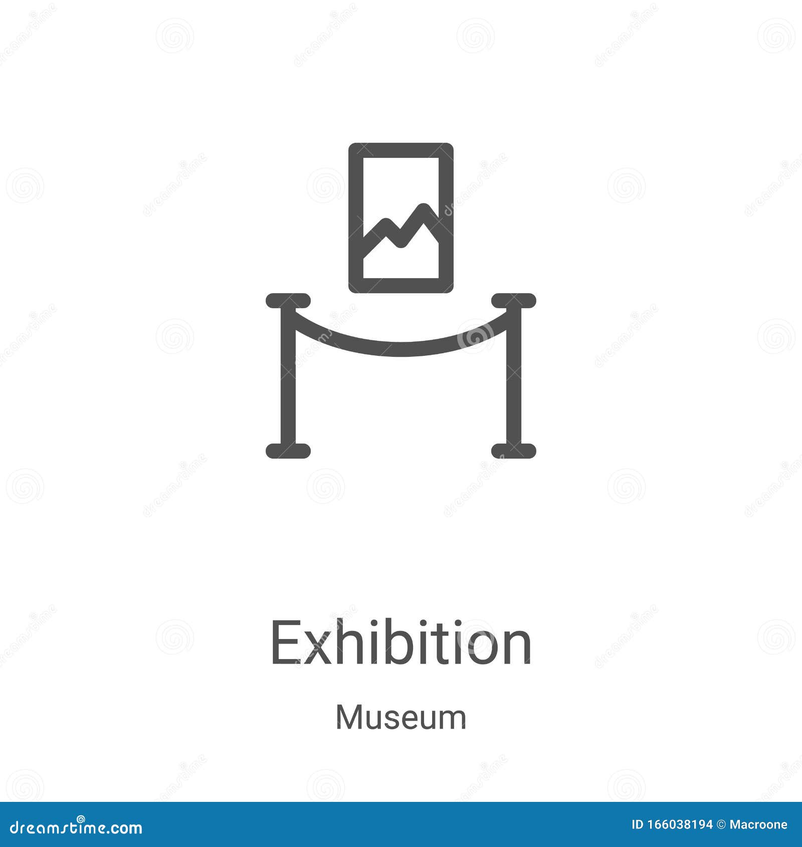 Exhibition Linear Icons, Signs, Symbols Vector Line Illustration Set ...