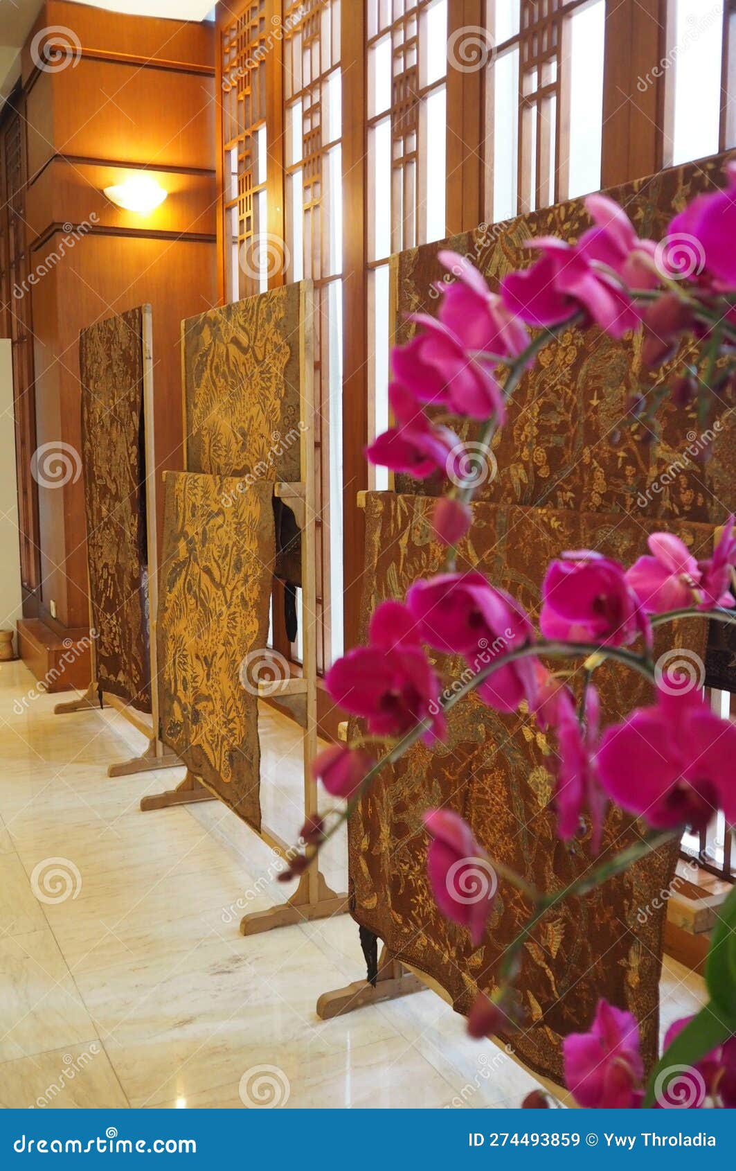 Exhibition of Indonesian Batik Cloth Held in Jakarta Stock Image ...