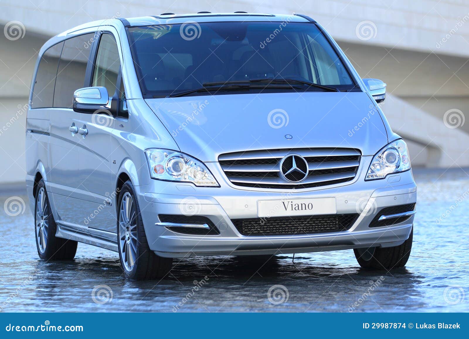 Mercedes-Benz Viano editorial stock image. Image of transportation ...