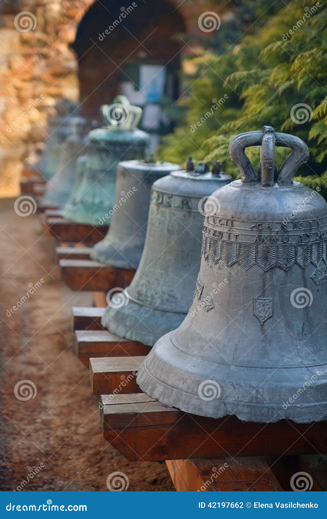 Exhibition of Old Bells.Esztergom, Hungary Editorial Photography ...