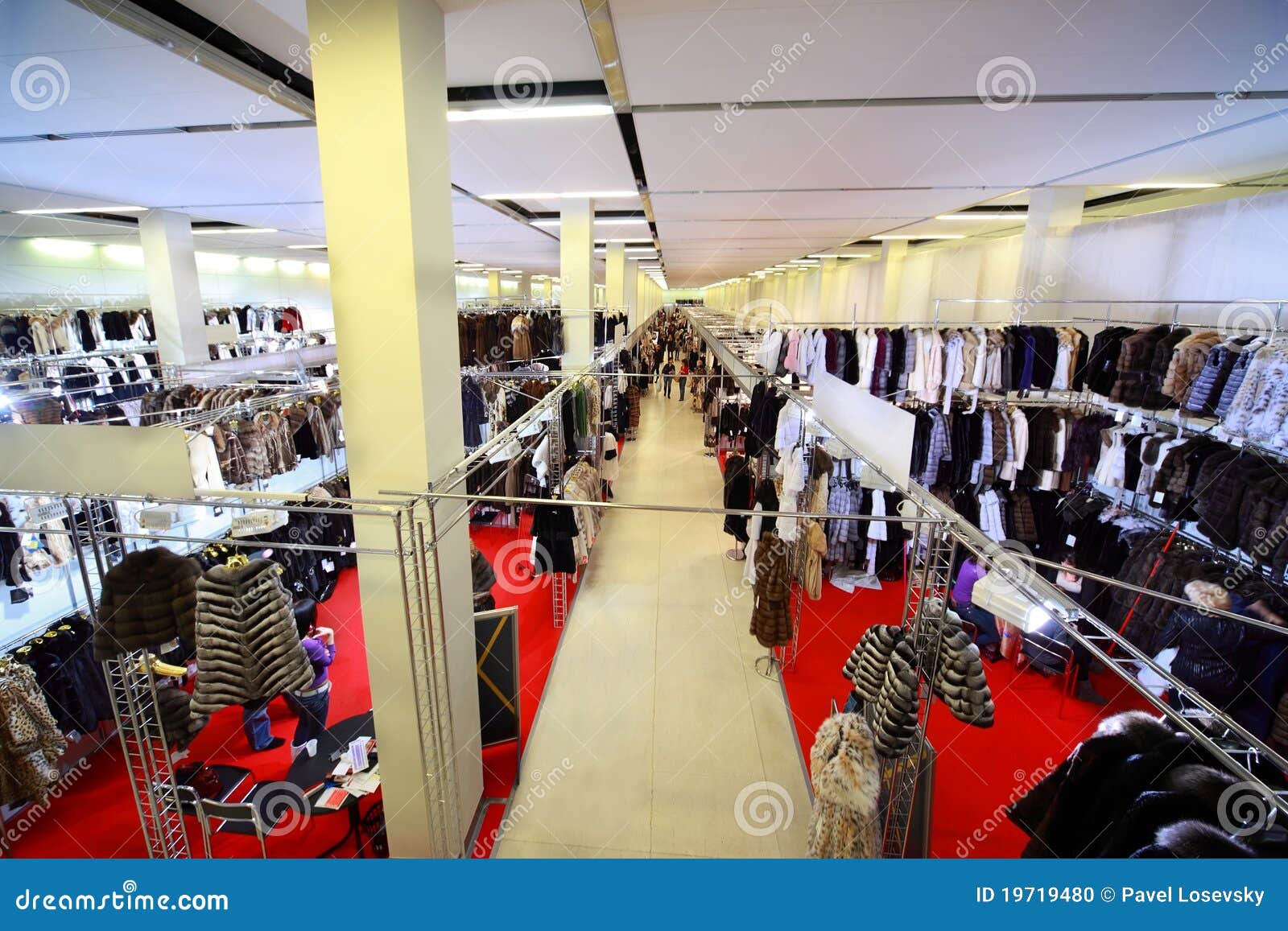 Exhibition-sale of Wares from Fur Editorial Image - Image of expensive ...