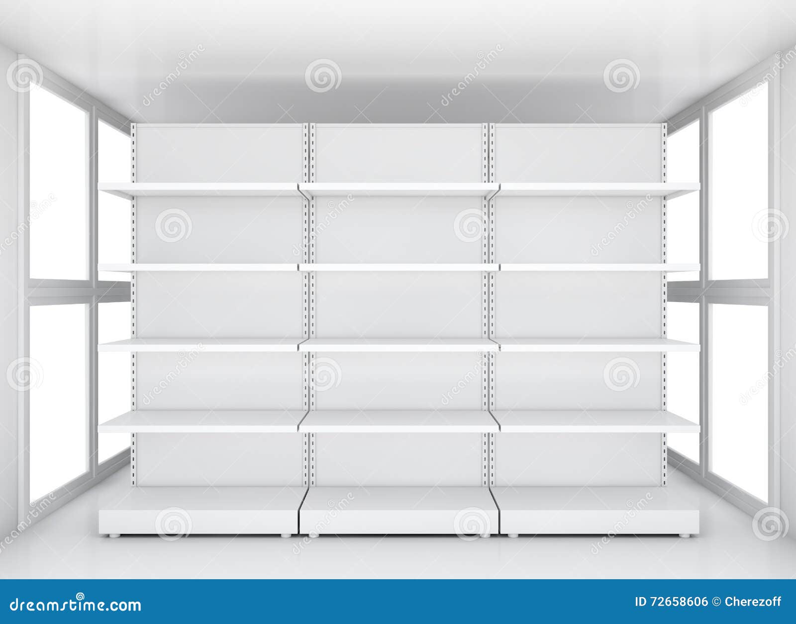 Exhibition Space, Empty Retail Shelves Stock Photo - Image of equipment ...