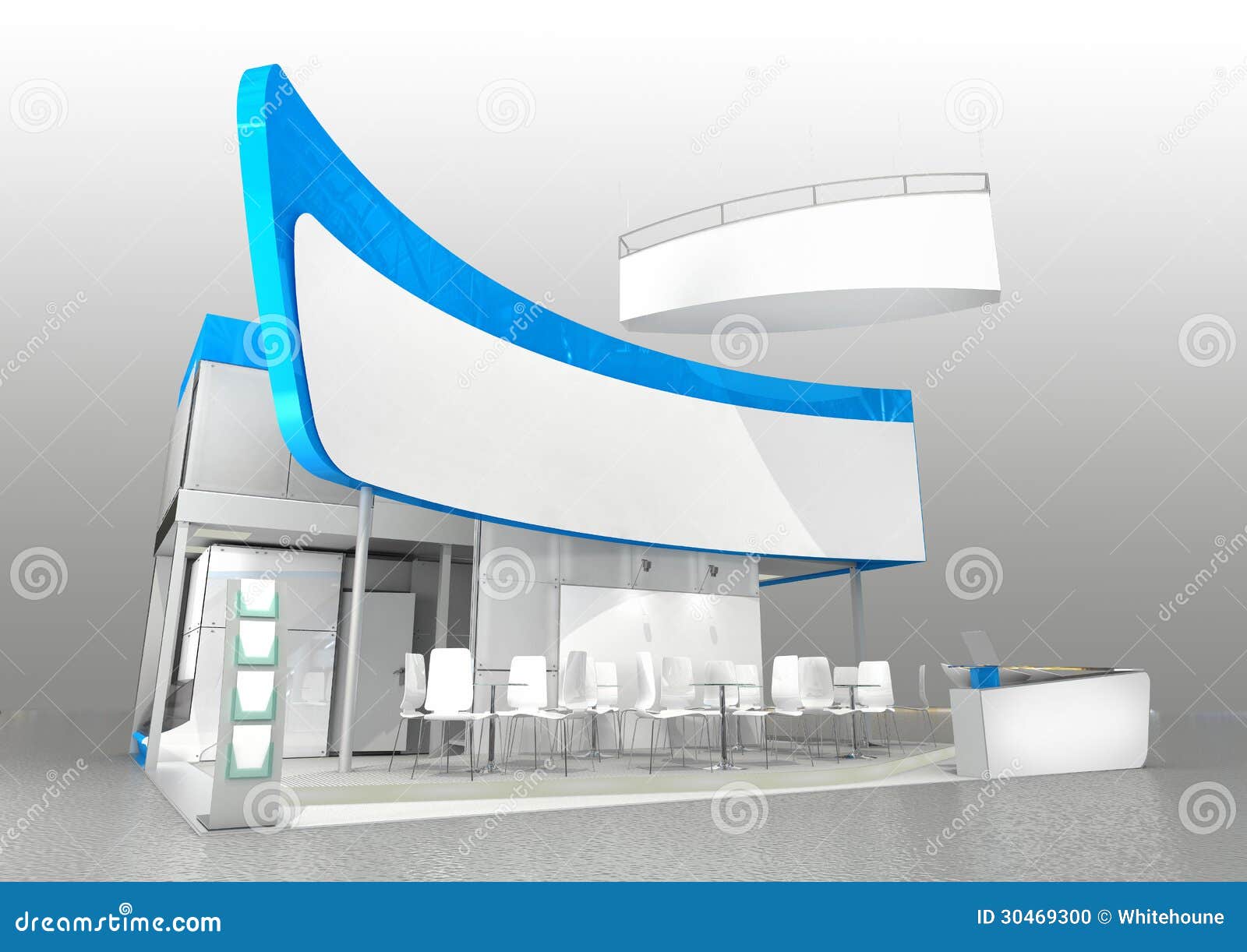 Exhibition stand design stock illustration. Illustration of exclusive ...