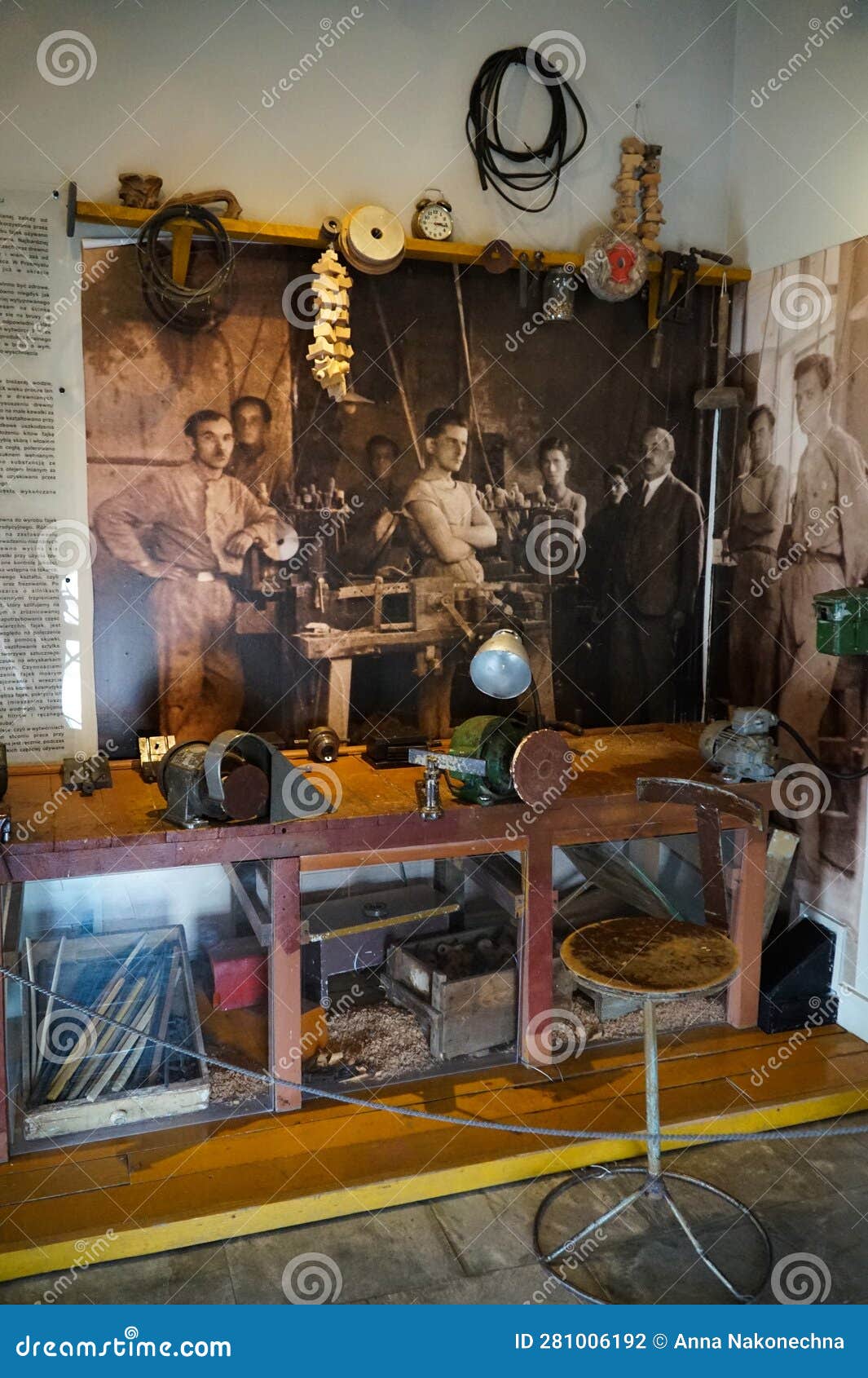 Exhibits in the Museum of Tools in Przemysl. Poland. Editorial ...