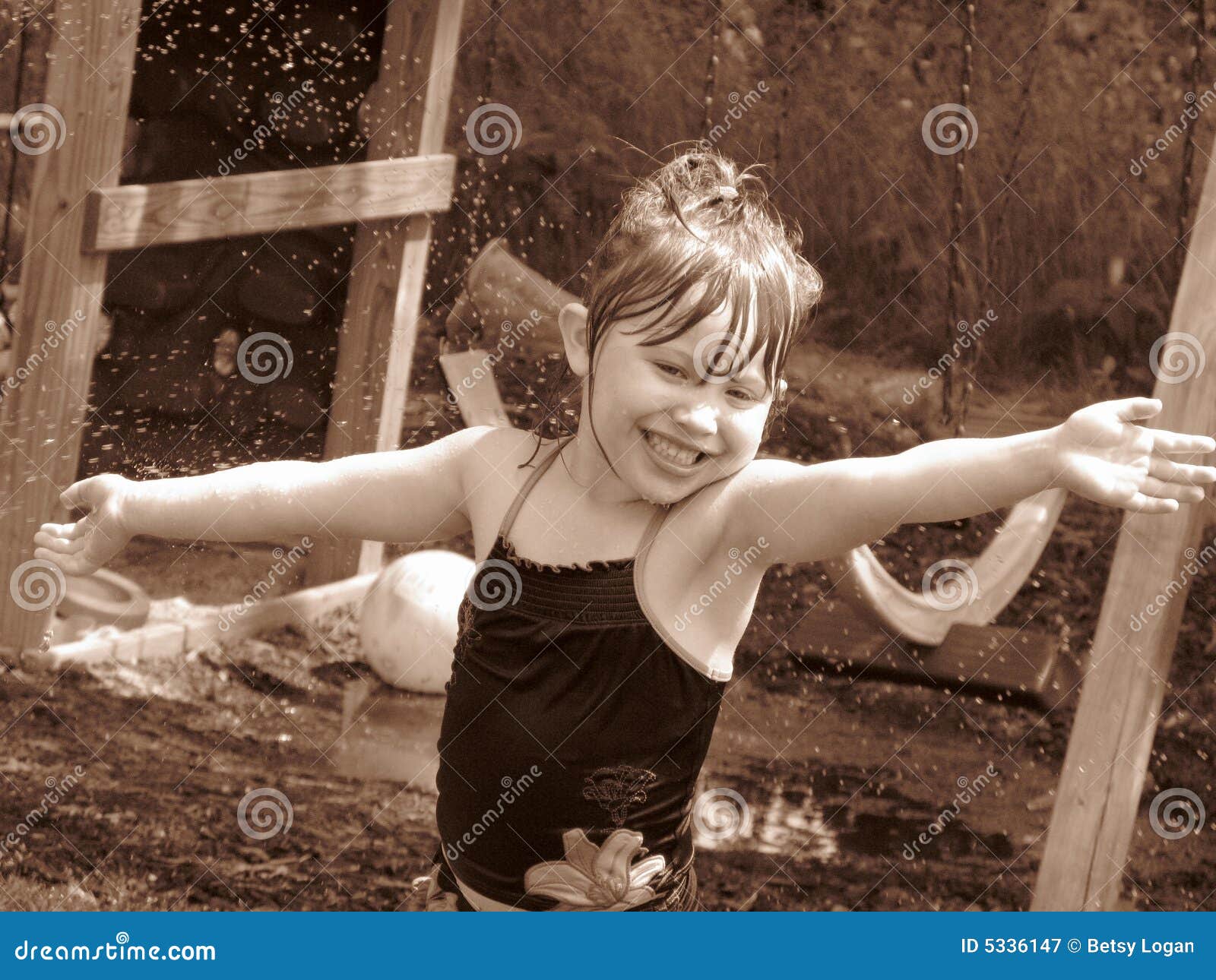 Exhilarating stock image. Image of happy, backyard, joyful - 5336147