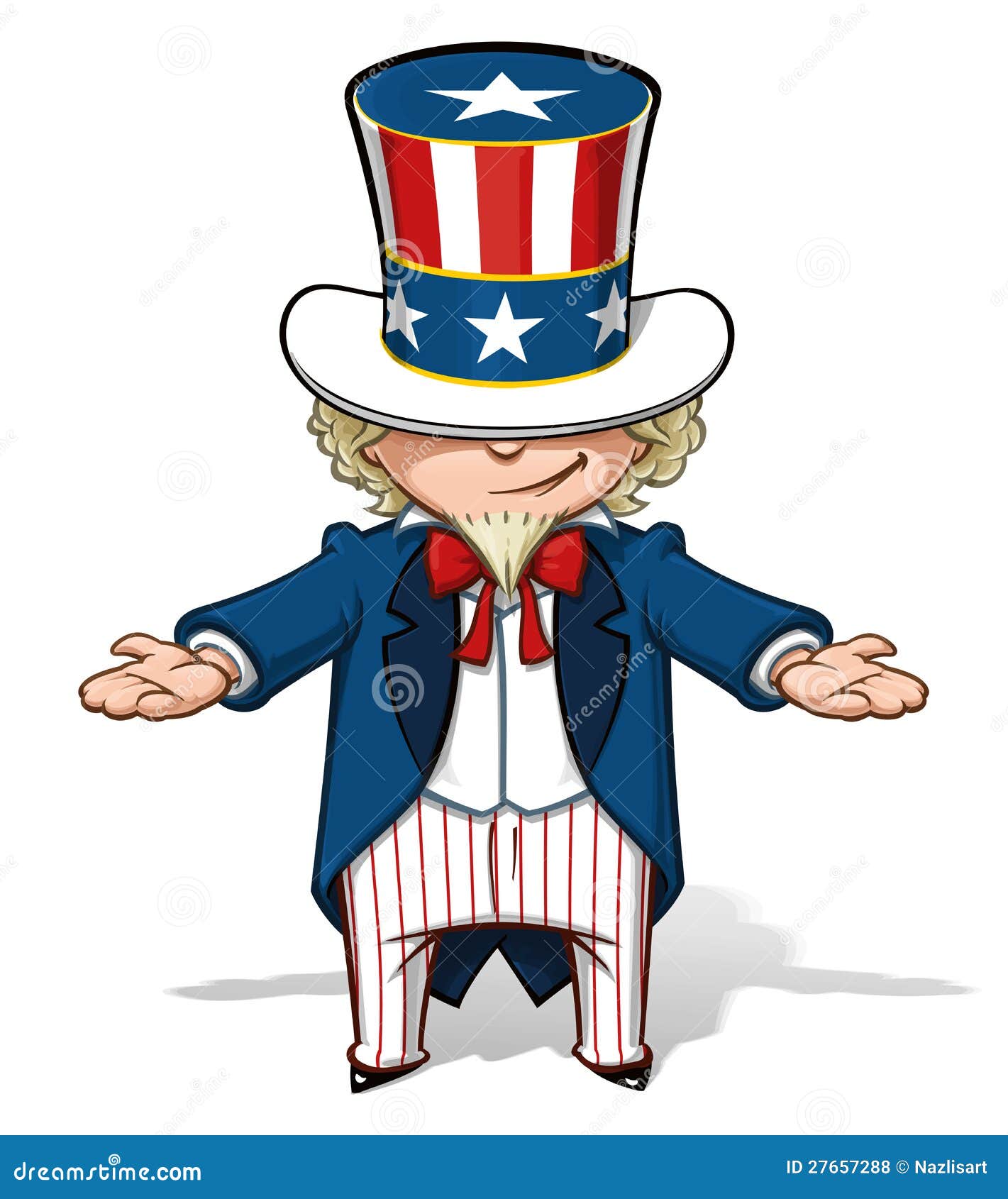 Exibição do tio Sam ilustração do vetor. Ilustração de estados - 27657288