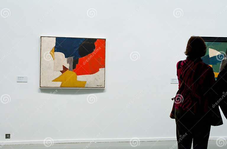 Exibition of Abstract Painter Serg Polyakov Editorial Image - Image of colored, decorating: 43596795