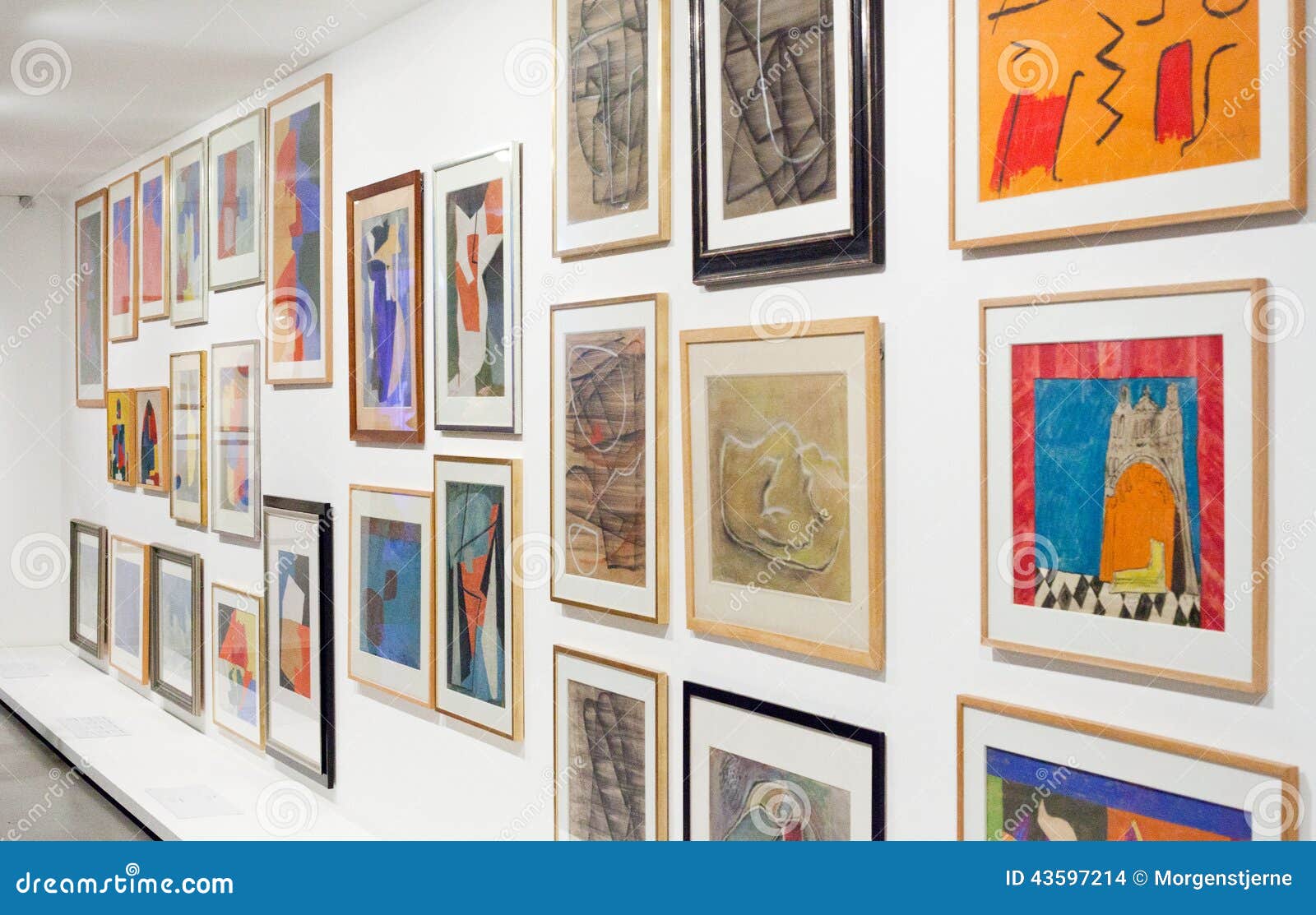 Exibition of Abstract Painter Serg Polyakov Editorial Stock Image - Image of colored, mixing ...