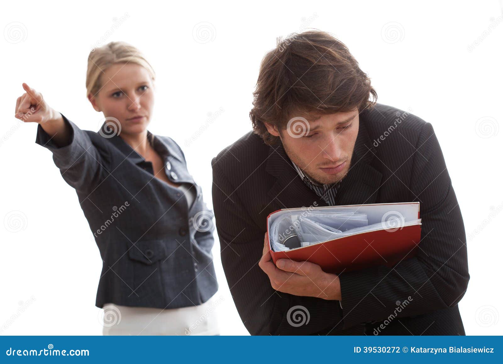 Exigent boss stock photo. Image of bullied, isolated - 39530272