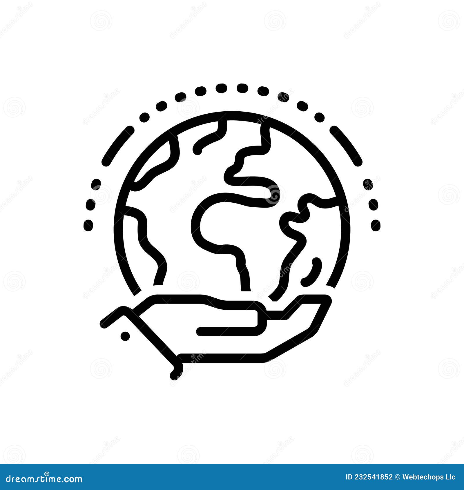 Black Line Icon for Exist, Continue and Happen Stock Vector ...