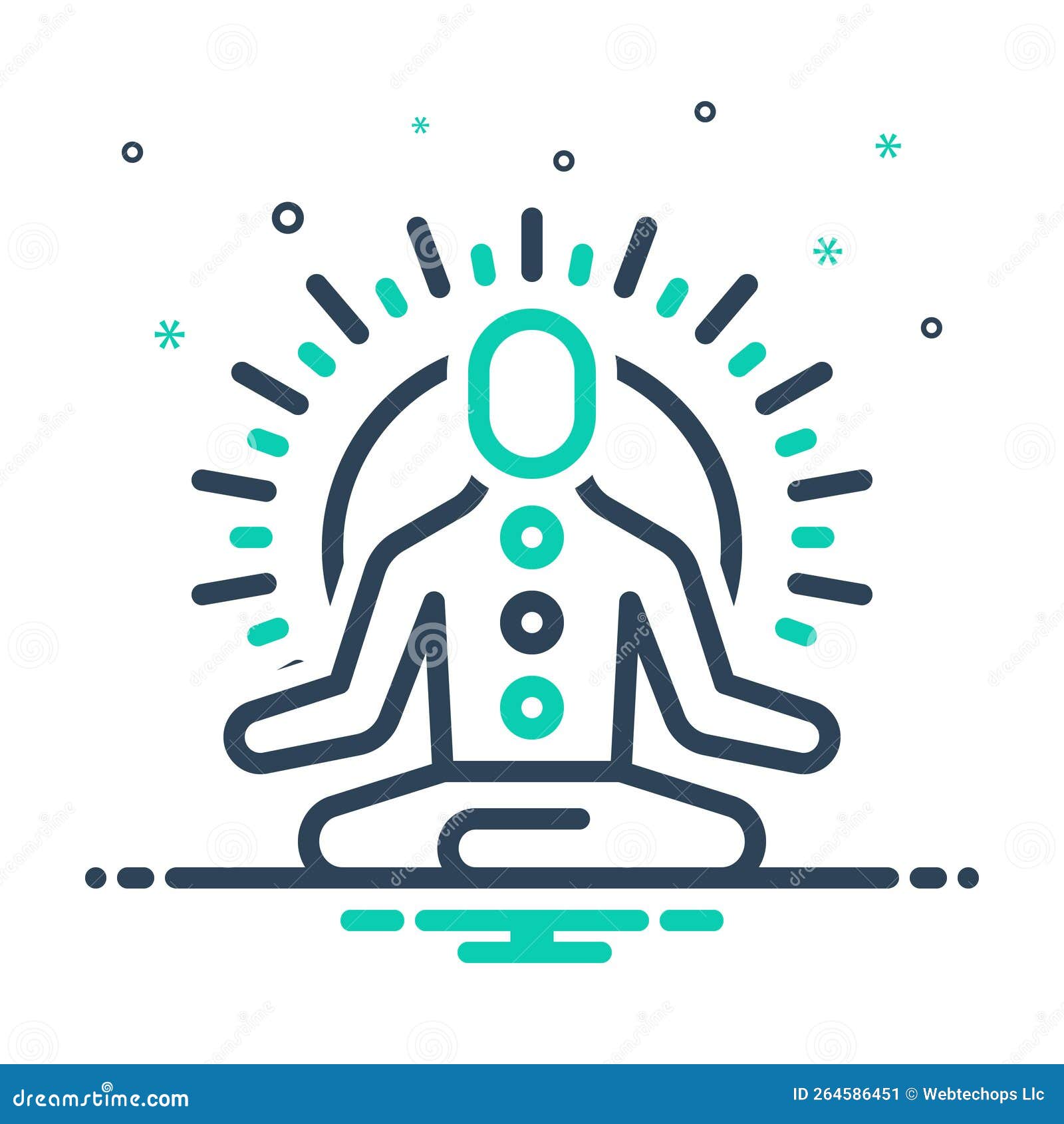 Mix Icon for Existed, Survived and Subsisted Stock Illustration ...