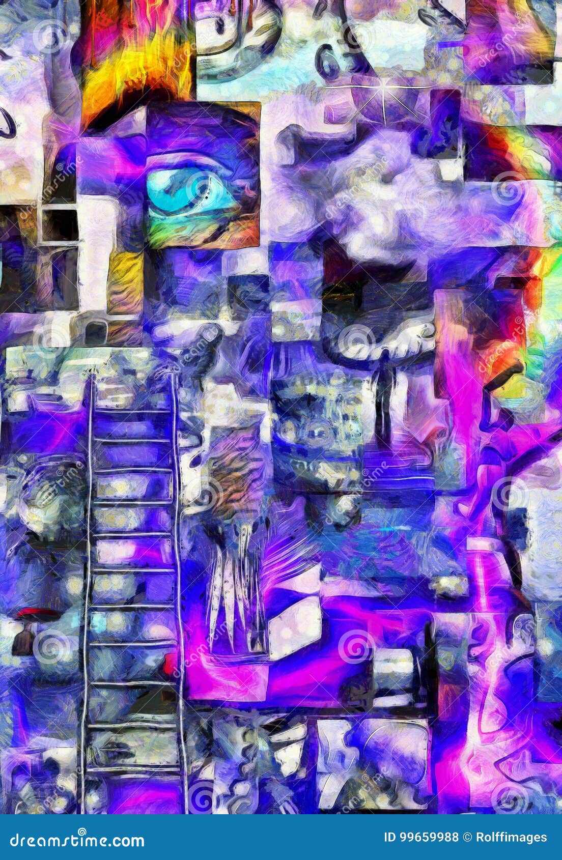 Existence illustration stock. Illustration du élégance - 99659988