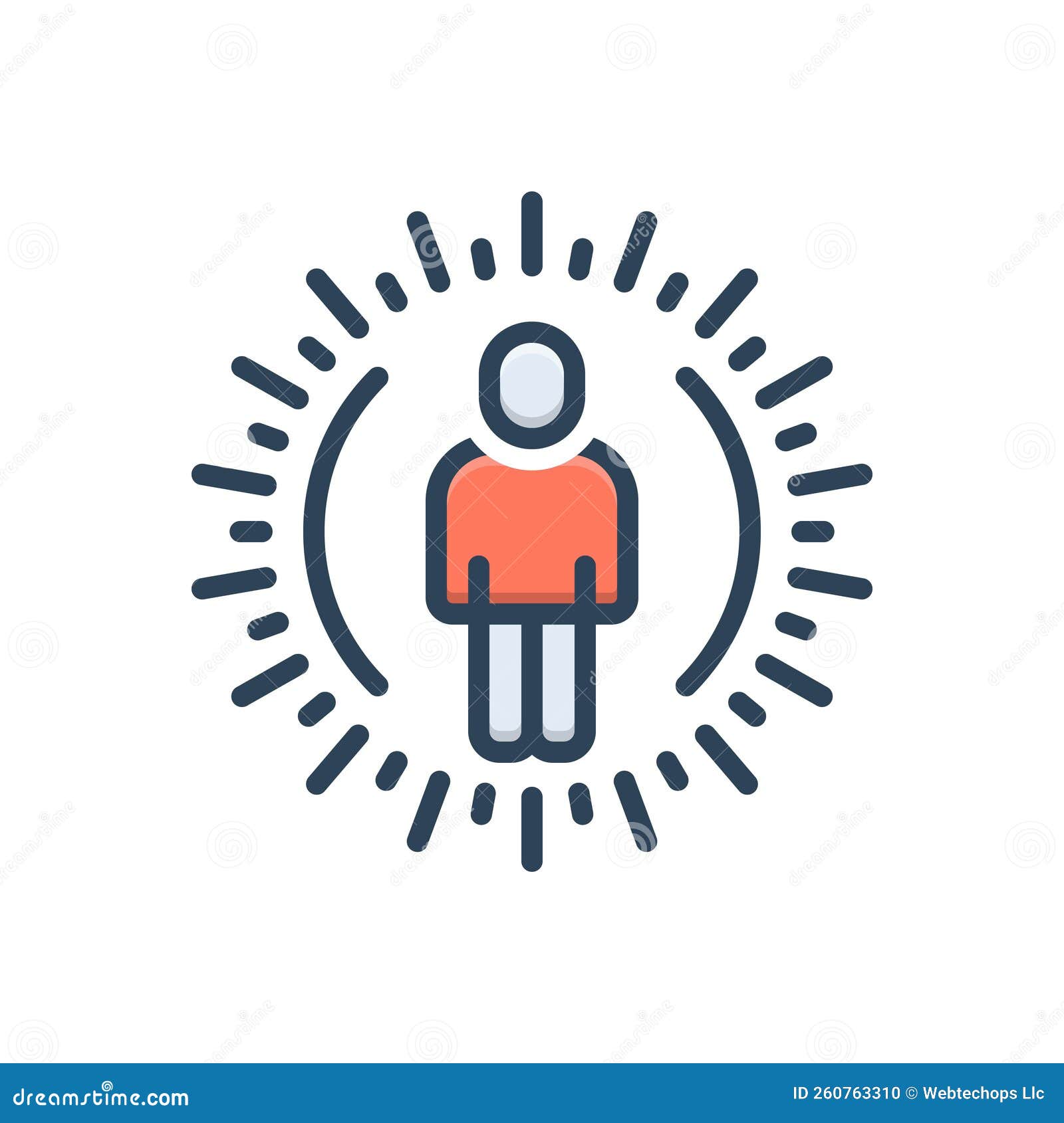 Color Illustration Icon for Existence, Alive and Existing Stock ...