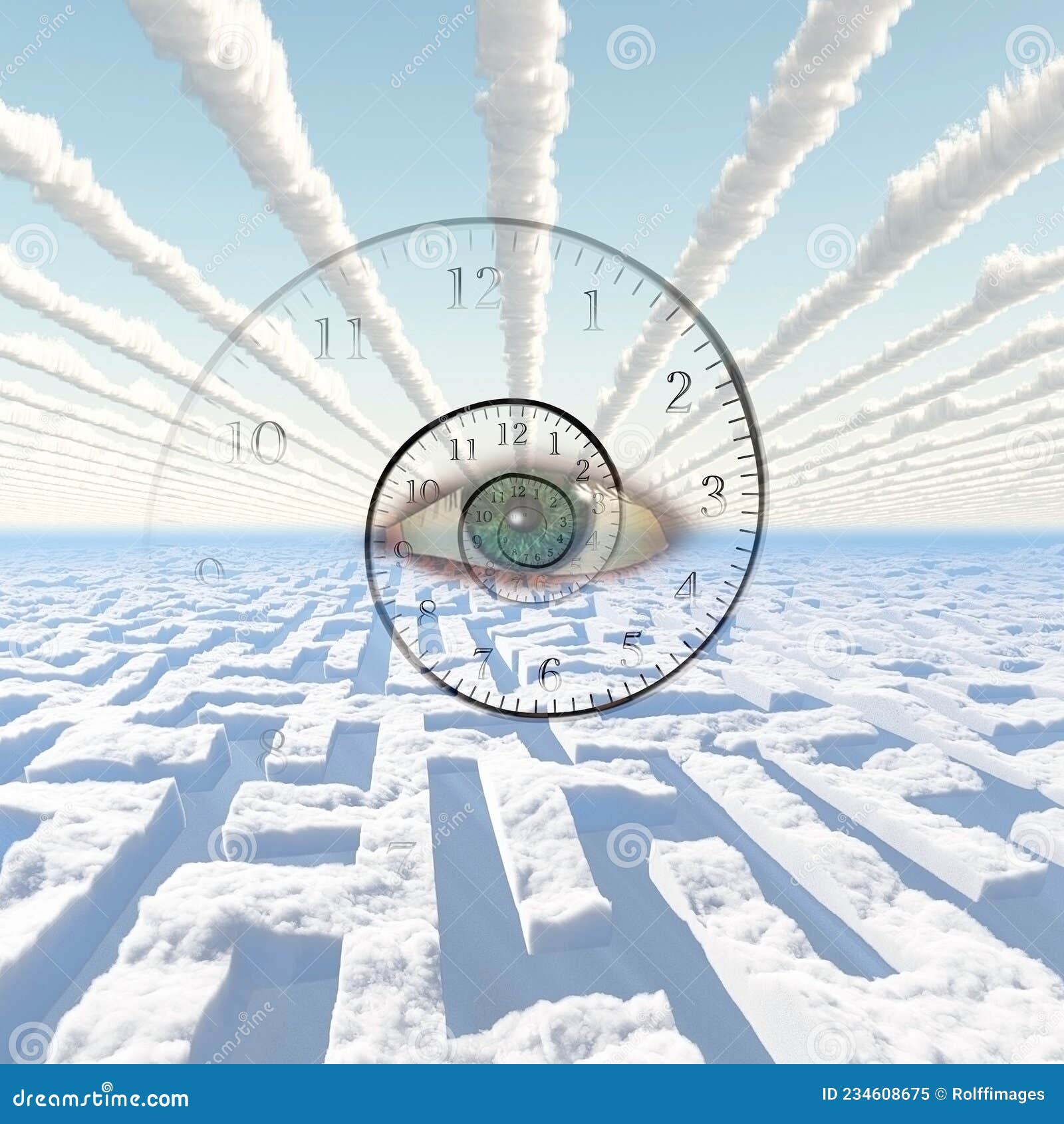 Existence of Time stock illustration. Illustration of time - 234608675