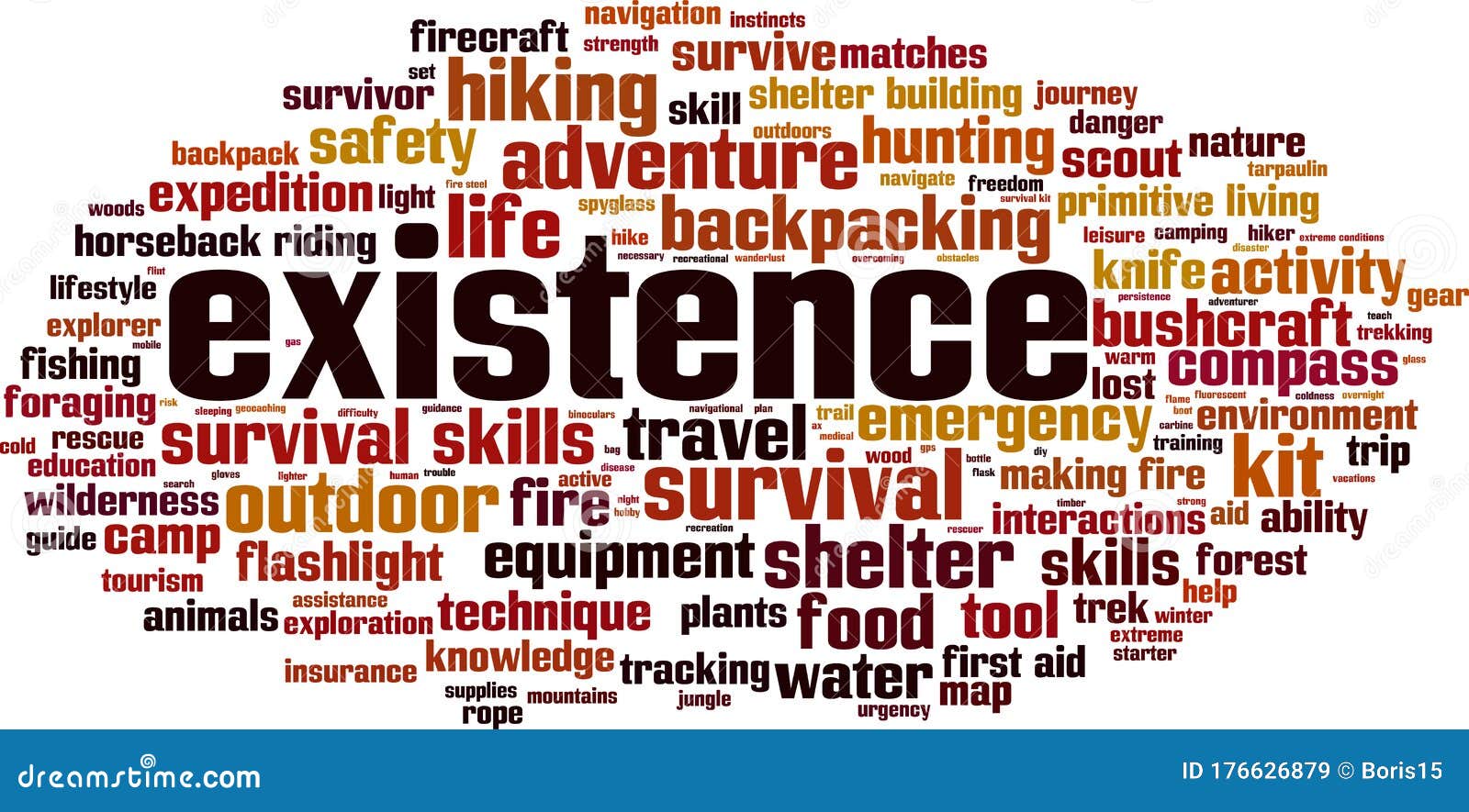 Existence Word Block On Black Stock Image | CartoonDealer.com #316781113