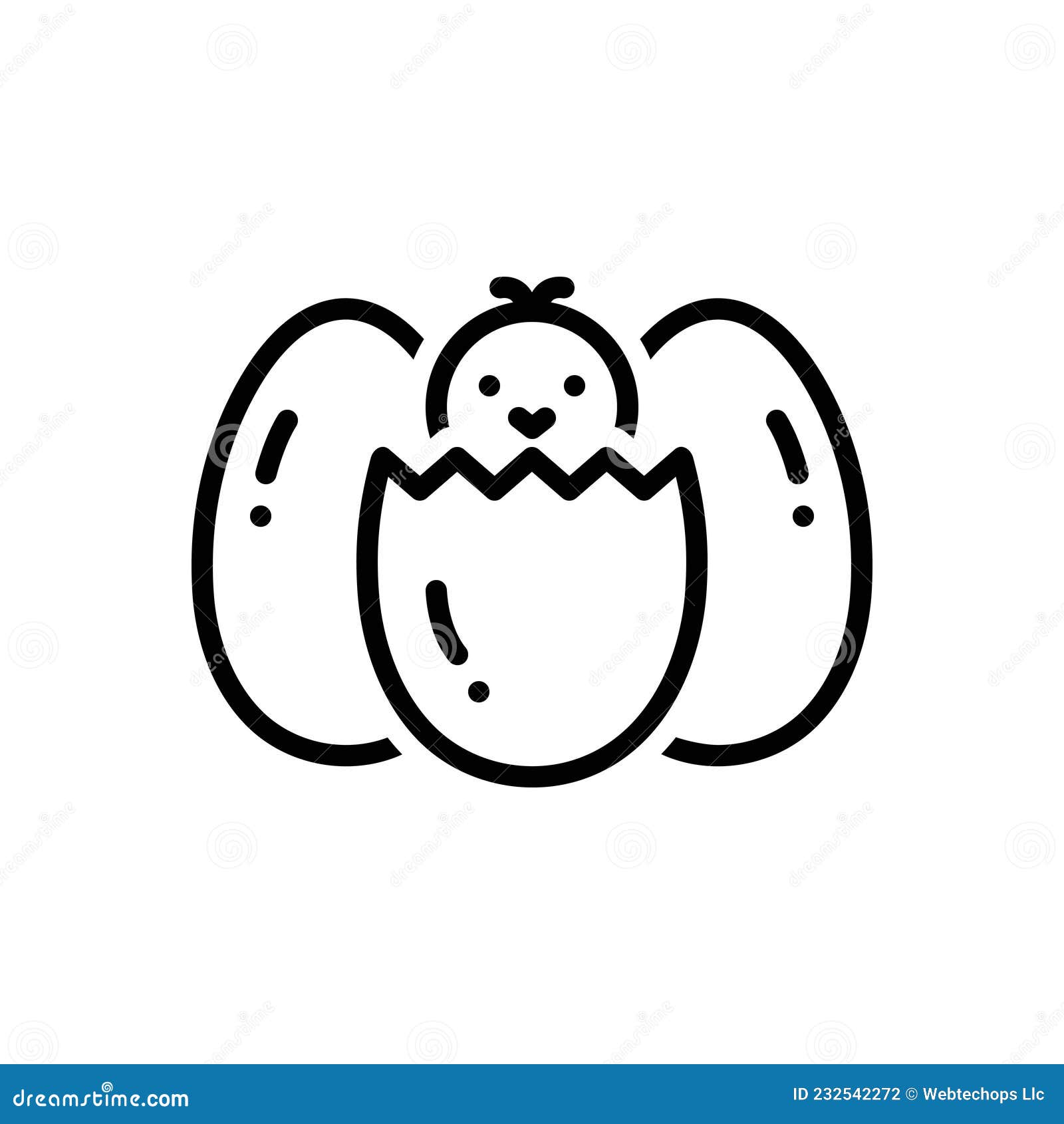 Black Line Icon for Existing, in Existence and Present Stock Vector ...