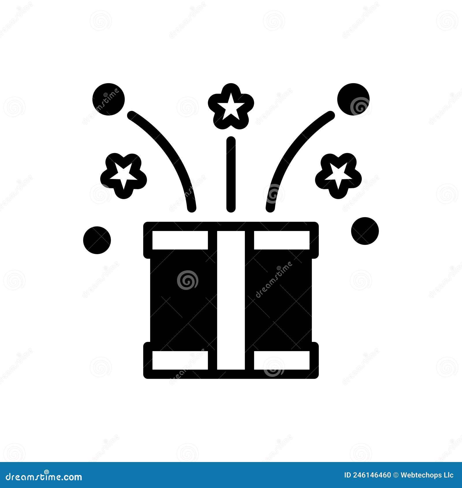 Black Solid Icon for Exists, Happen and Get Stock Vector - Illustration ...