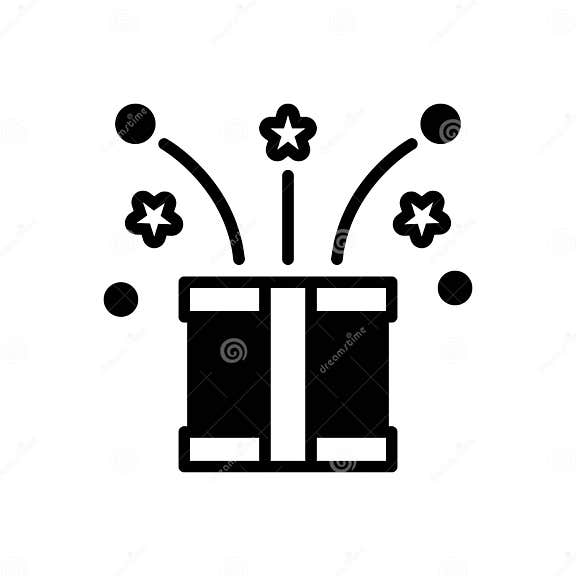 Black Solid Icon for Exists, Happen and Get Stock Vector - Illustration ...