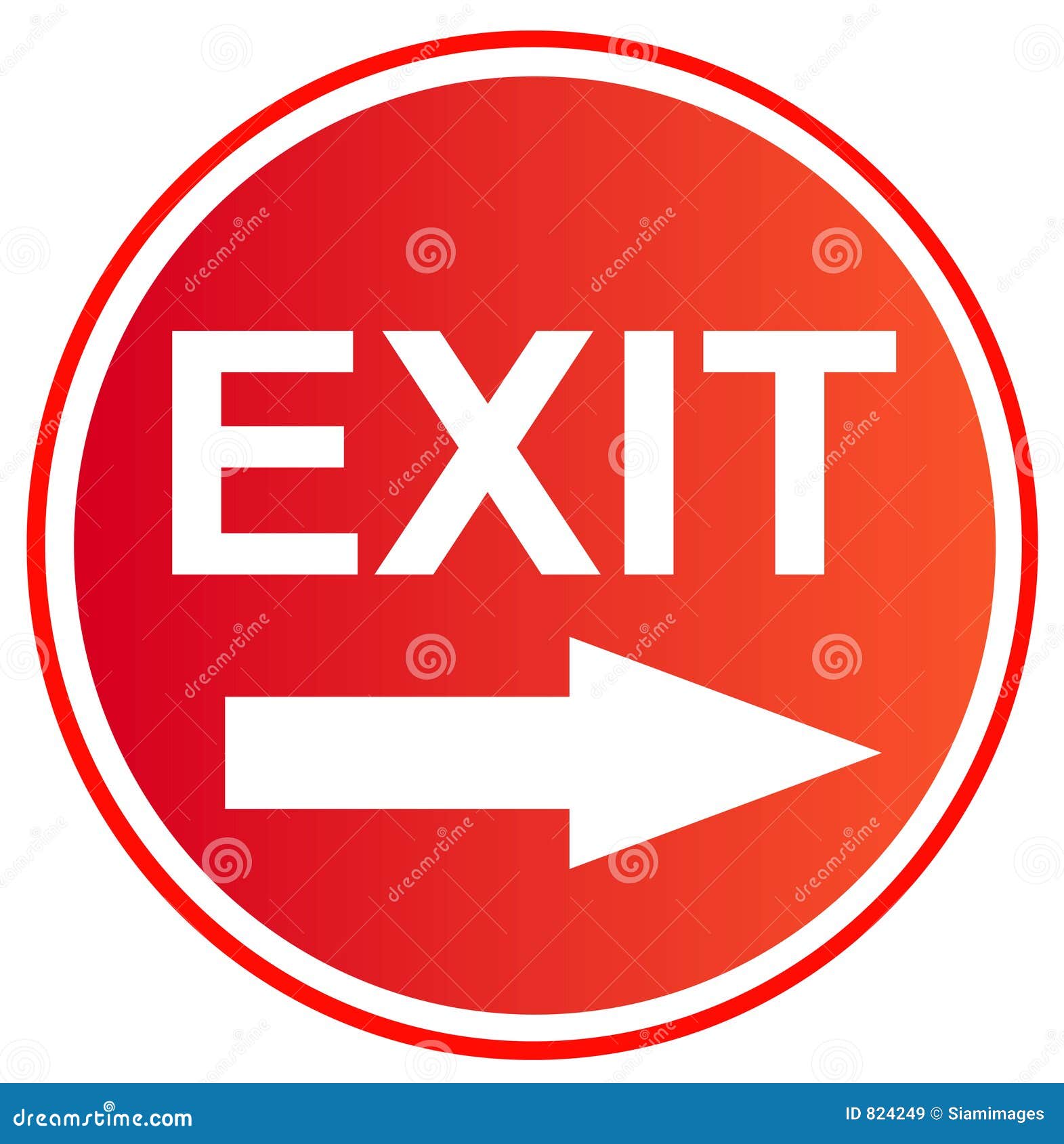 Exit 9 stock illustration. Illustration of graphics, right - 824249
