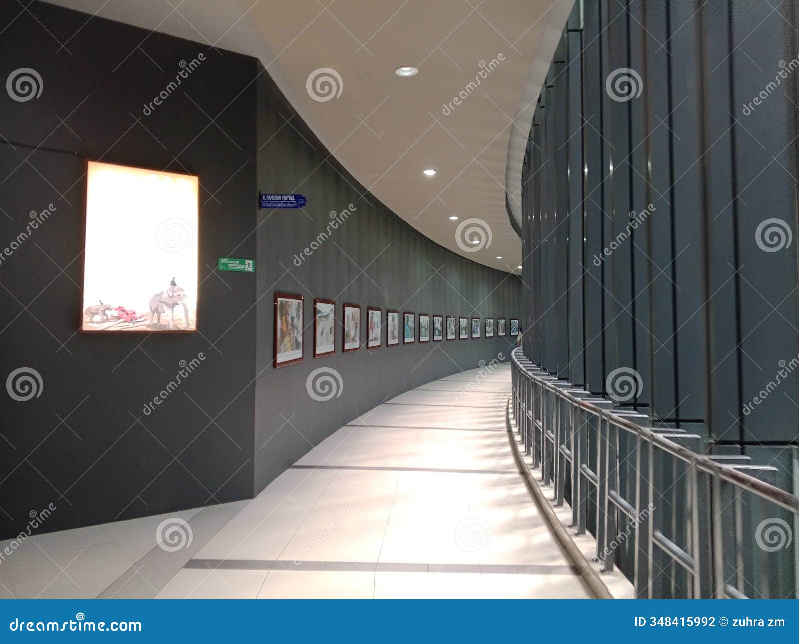 The Exit of the Aceh Tsunami Museum with Various Decorations from the ...