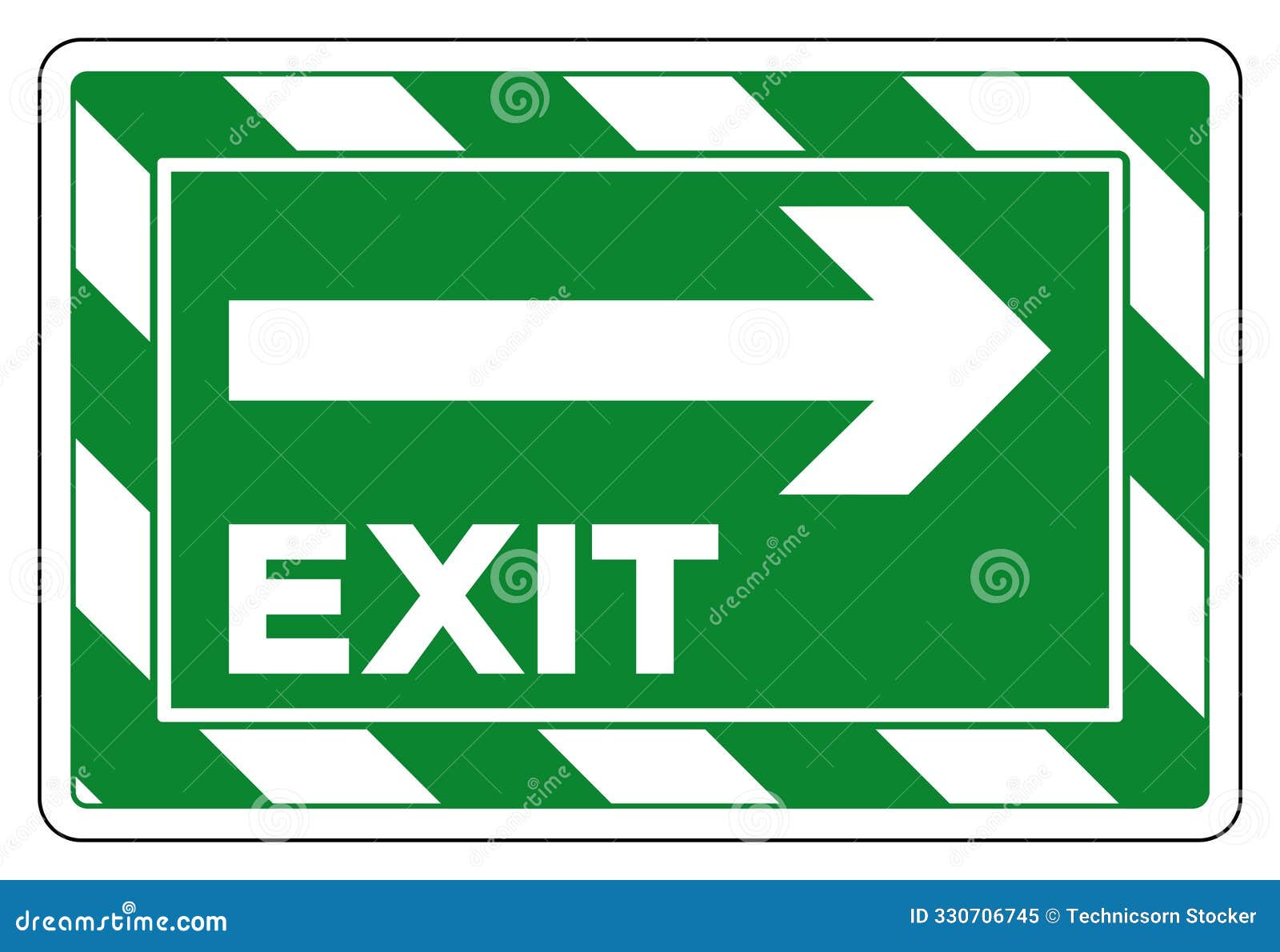 Exit Arrow Right Symbol Sign, Vector Illustration, Isolate on White ...