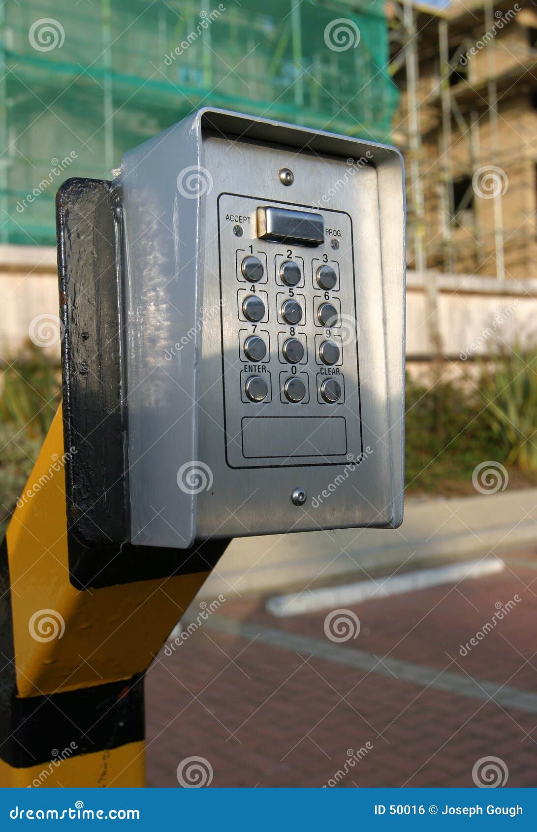 Exit Barrier Keypad stock photo. Image of security, coded - 50016