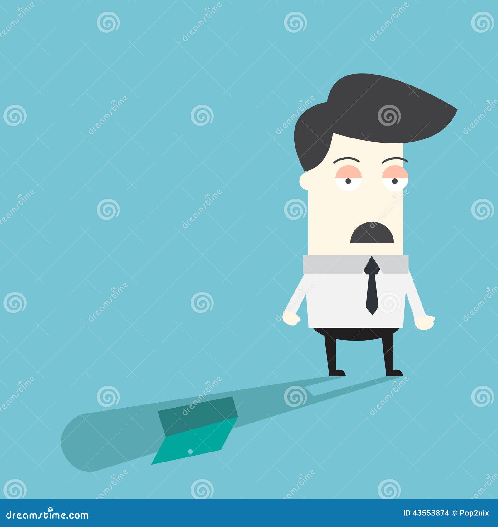 Exit behind business man. stock illustration. Illustration of abstract ...