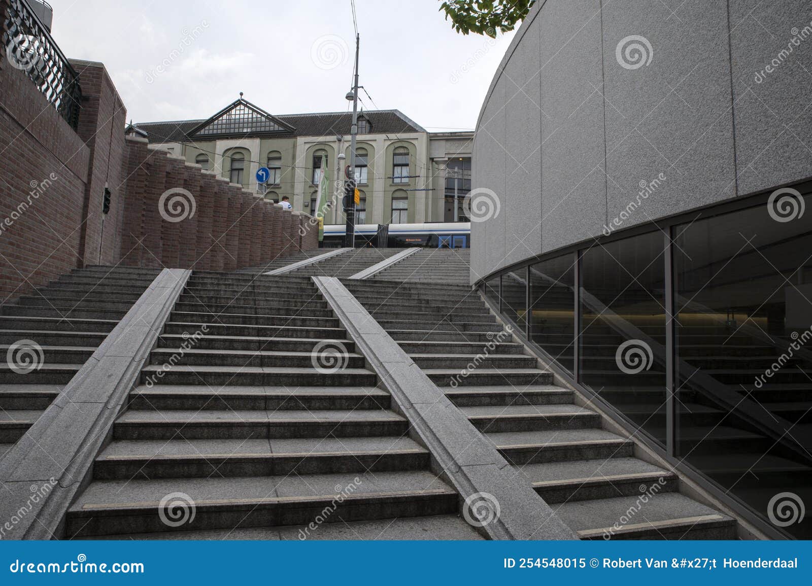 Entrance To Underground Car Park, Parking Ramp Or Barrier, Modern City ...