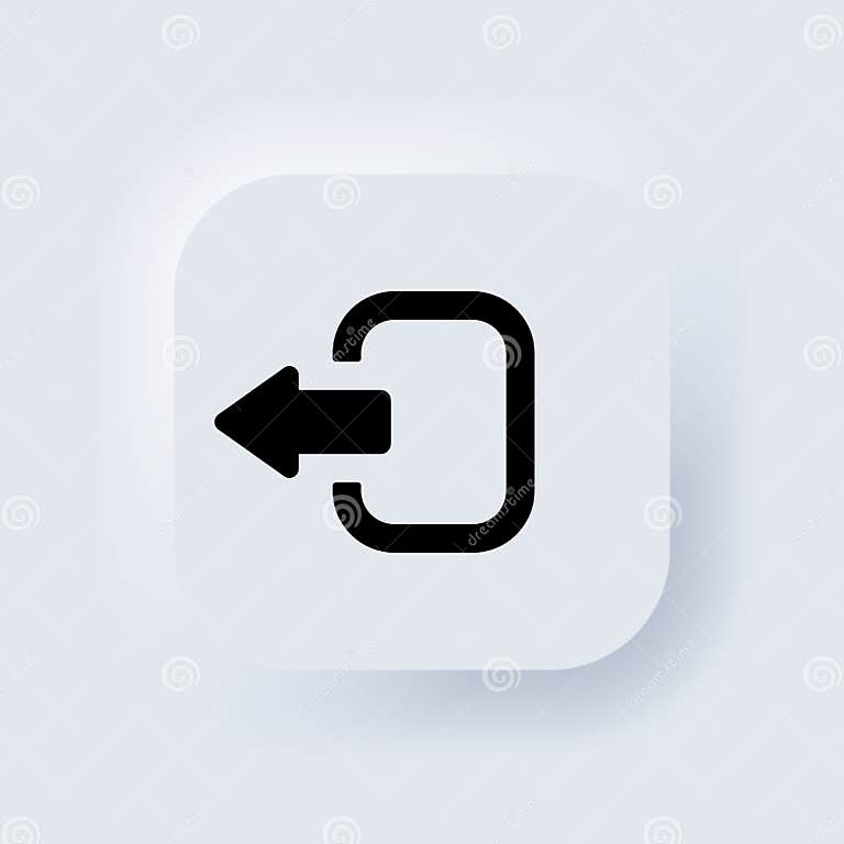 Exit Button. Arrow Logout. Logout and Output, Outlet, Out Symbol ...