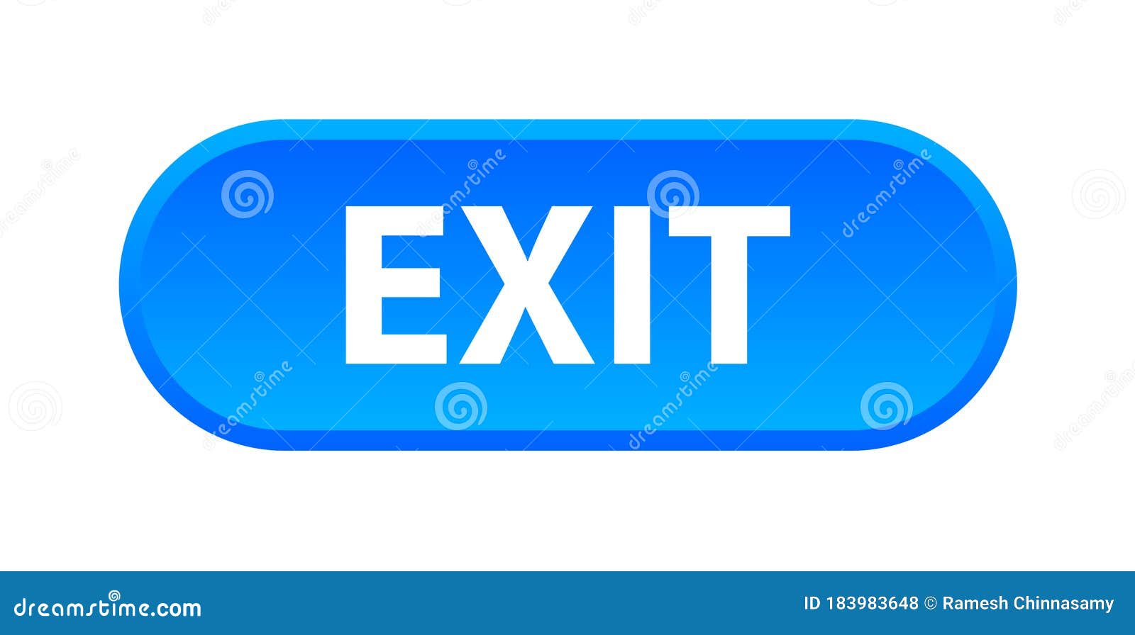 Exit button stock vector. Illustration of click, graphic - 183983648 Exit button stock vector. Illustration of click, graphic - 183983648