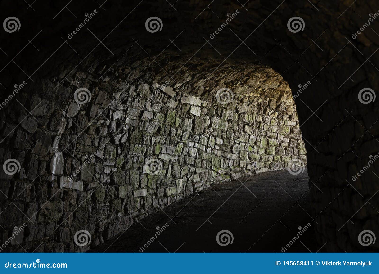 Exit from the Cave the Stone Cave Inside Stock Image - Image of ...